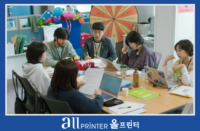 Tving 웹드라마 술꾼도시여자들2 올프린터 복합기 협찬 설치