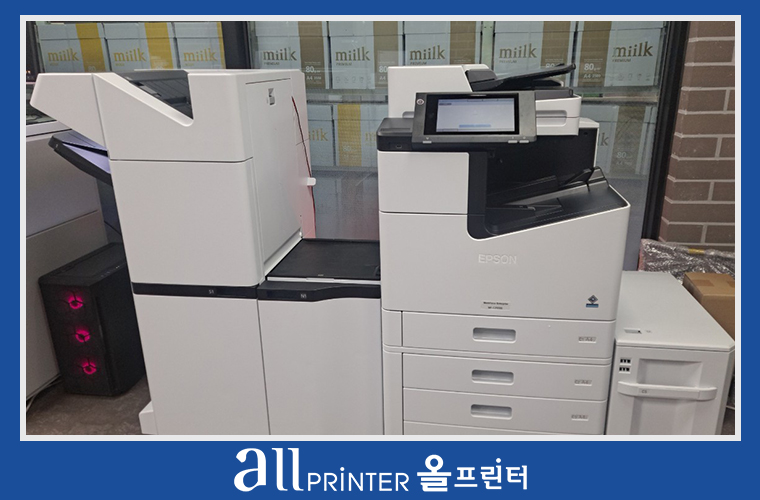 충남 논산 소재 사무실 엡손 Wf C21000 고속컬러복합기 설치